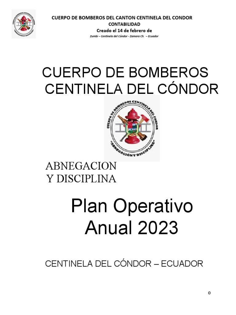 POA2023 | PDF | Planificación estratégica | Planificación