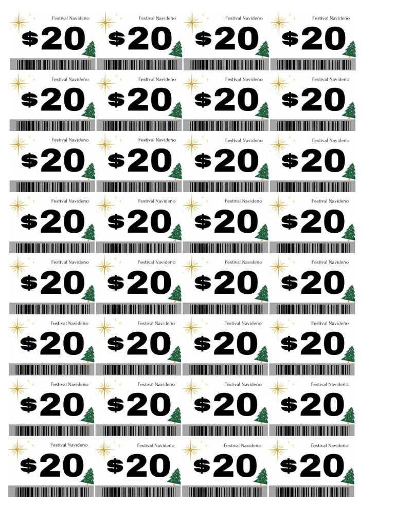 Boletos 20 Pesos | PDF