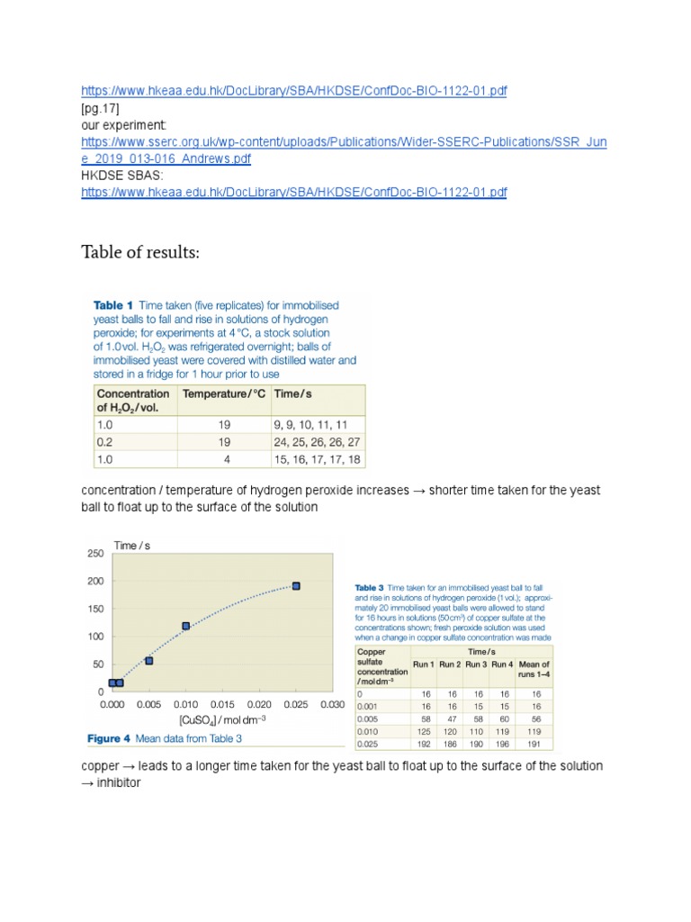 Bio S5 SBA | PDF | Catalase | Hydrogen Peroxide