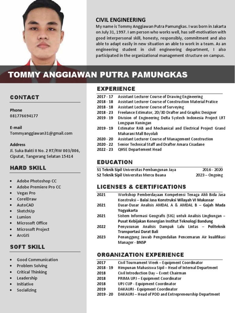 CV Tommy Compressed Compressed-Compressed | Download Free PDF | Engineering