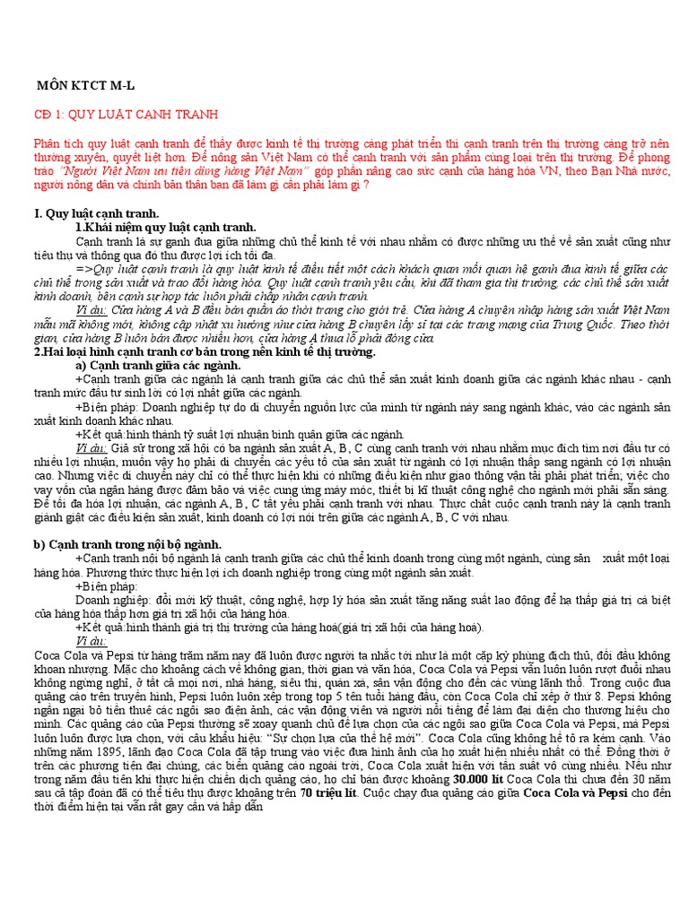 ÔN THI KTCT CUỐI KỲ hc | PDF