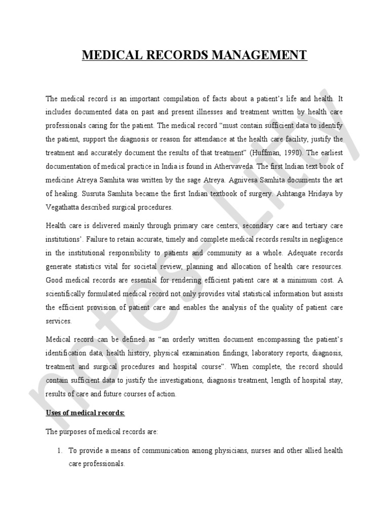 Medical Records Librarian | PDF | Medical Record | Health Care