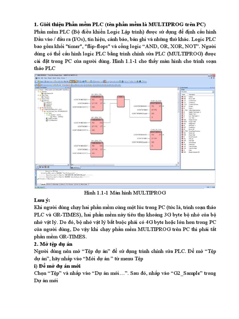 Ket Noi MULTIPROG Voi Relay | PDF