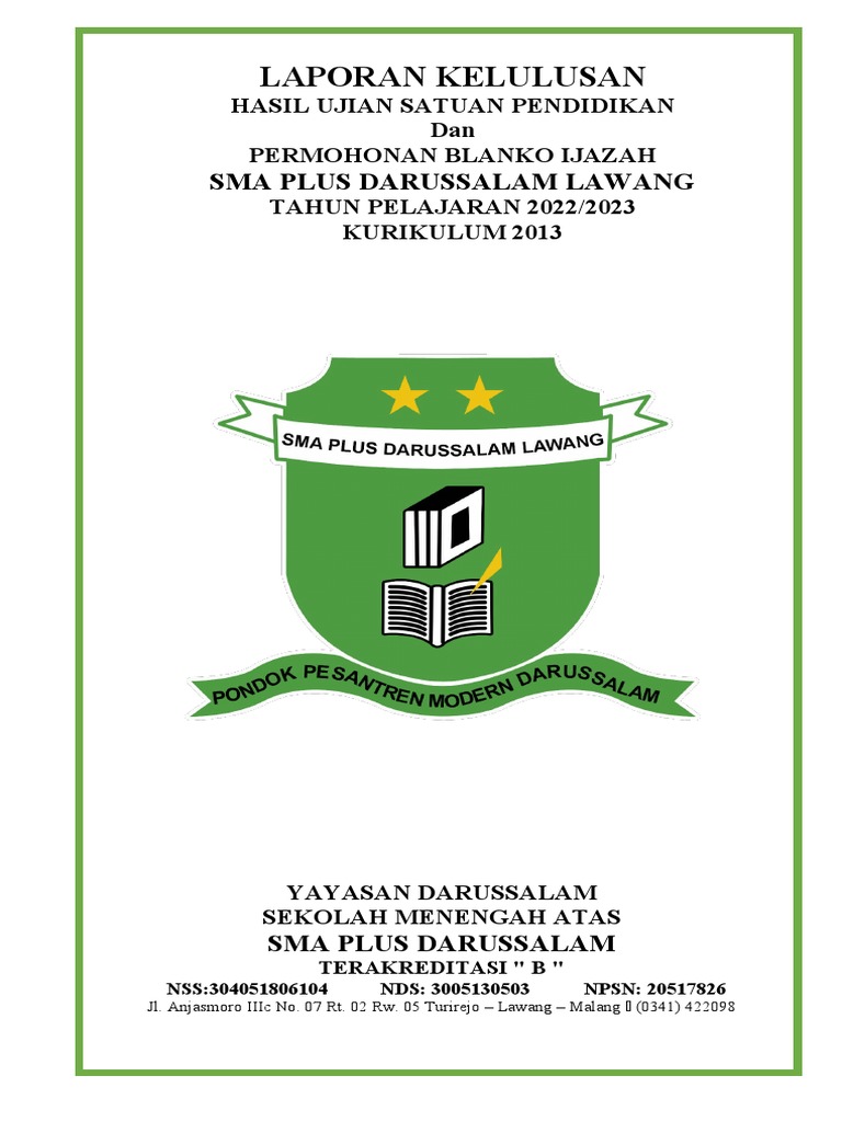 Laporan Kelulusan 23 | PDF