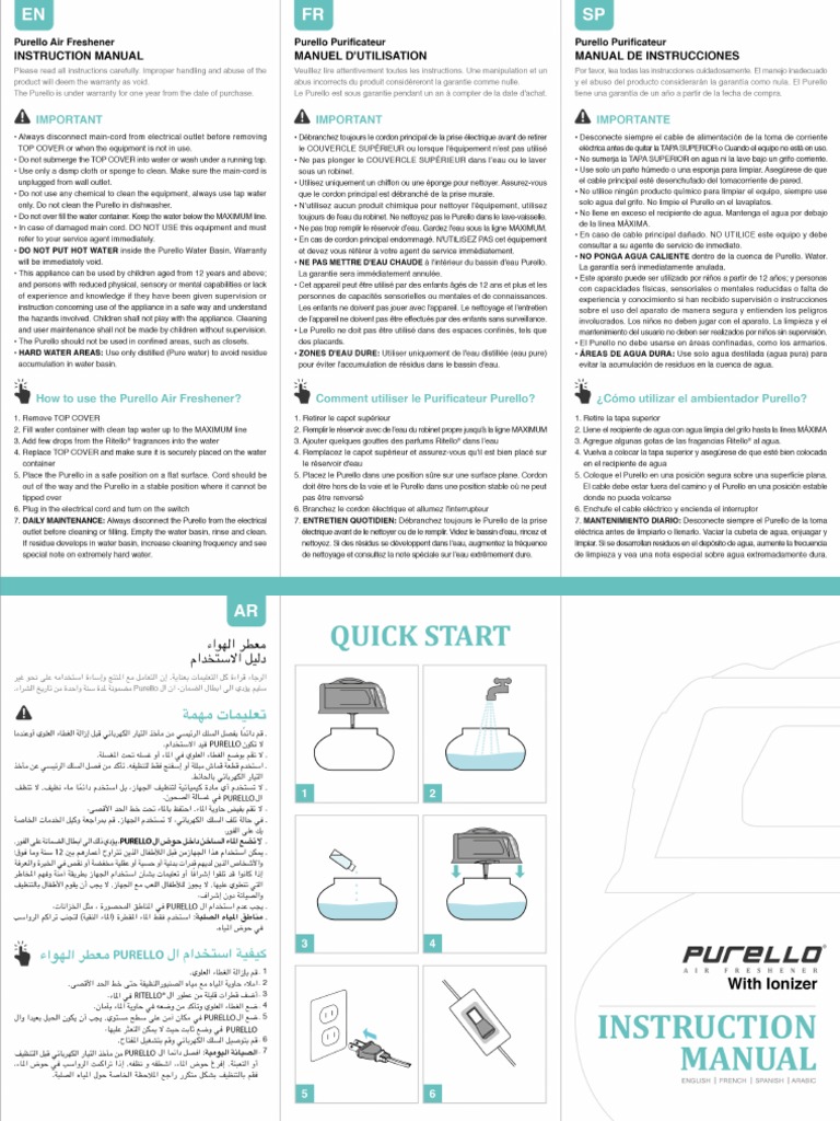 Purello Instruction Manual | PDF