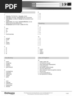 B2 - Workbook - Answer - Key - Units1 - 2 - 3 | PDF | Cognitive Science