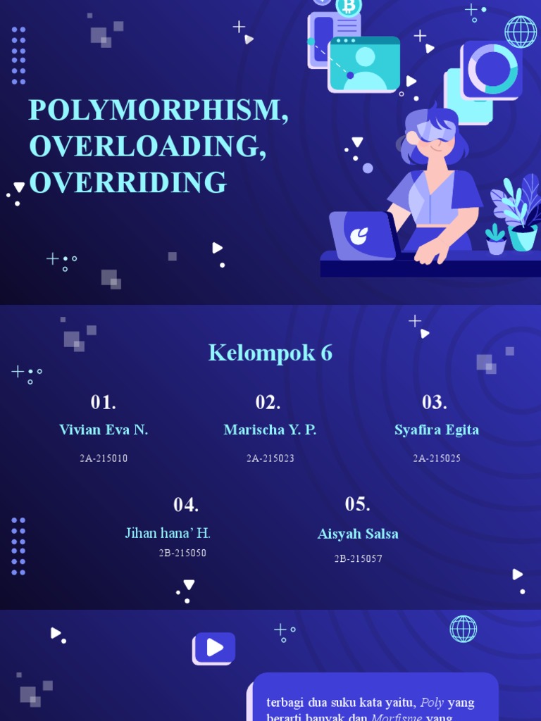 KEL.6 Algoritma Polymorphism, Overloading, Overriding | PDF KEL.6 Algoritma Polymorphism, Overloading, Overriding | PDF