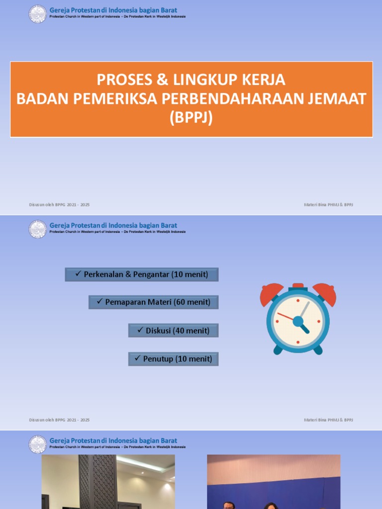 Materi 8 - Proses Dan Lingkup Kerja BPPJ GPIB | PDF