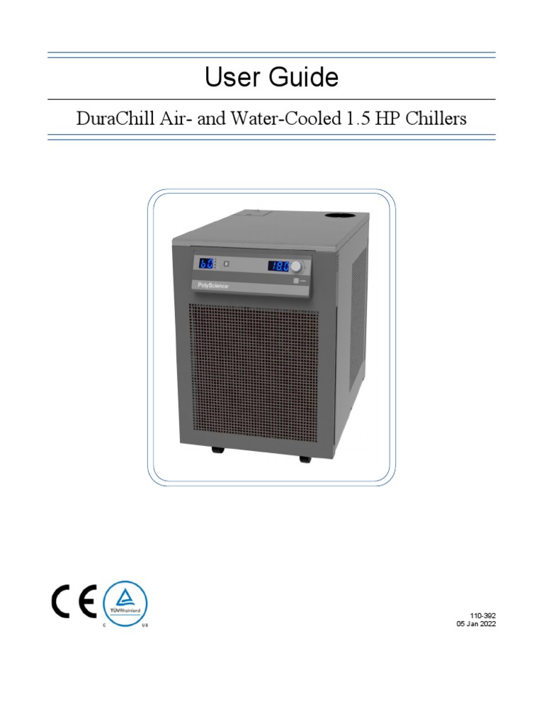 PolyScience 1.5 HP Chiller - 110-392 Durachill 1.5 HP 01-05-2022 (2 ...