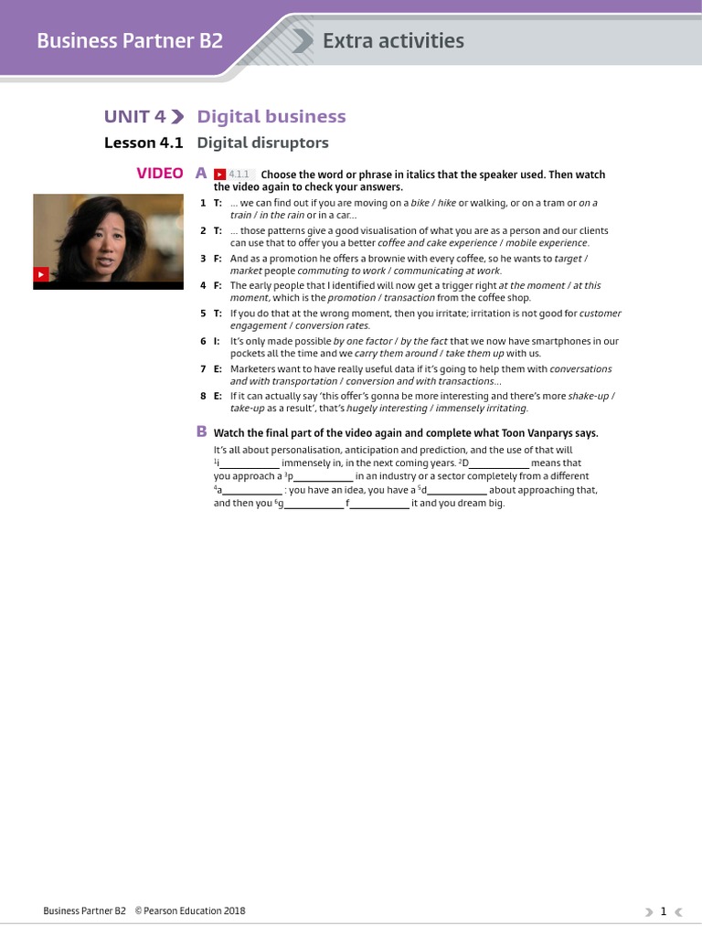 BusPart B2 ExClassPracWS U4 | PDF | Data | Computing