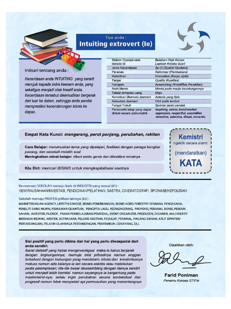 Ie Intuiting Extrovert | PDF