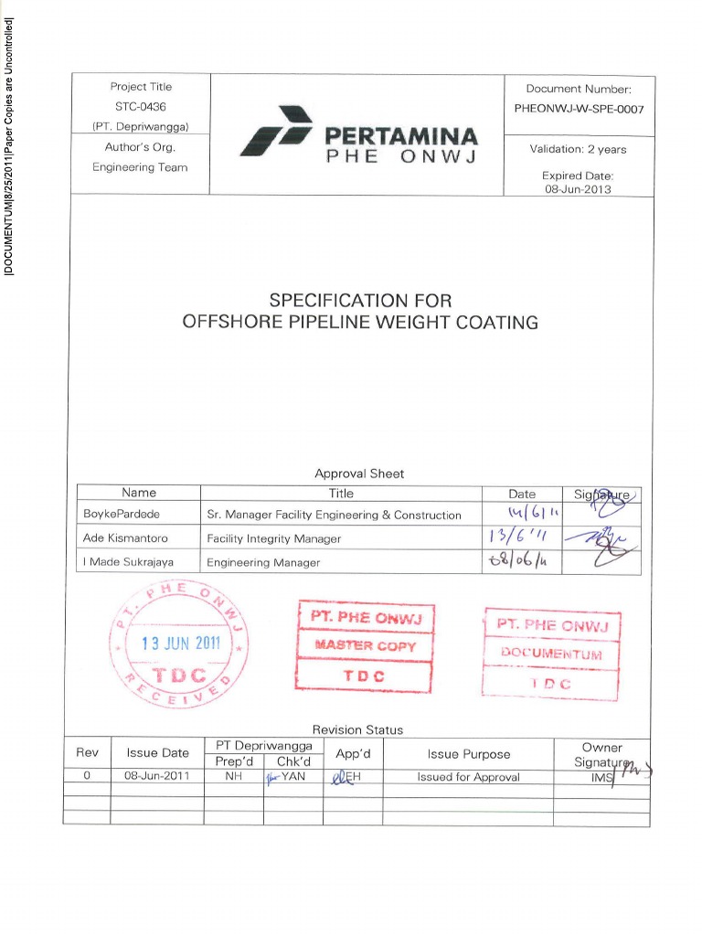 Pheonwj W Spe 0007 0 Pdf Concrete Pipe Fluid Conveyance