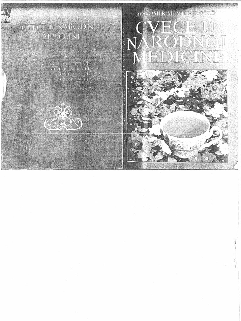 Cvece U Narodnoj Medicini | PDF
