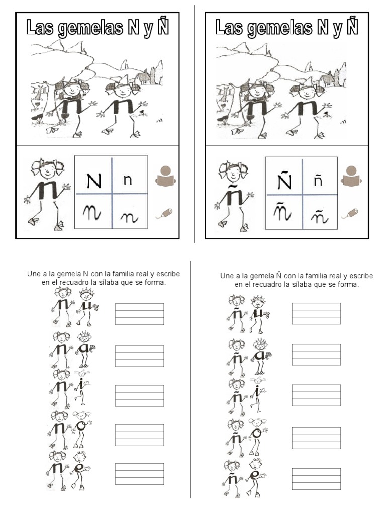 12. LAS GEMELAS N Y Ñ. | PDF