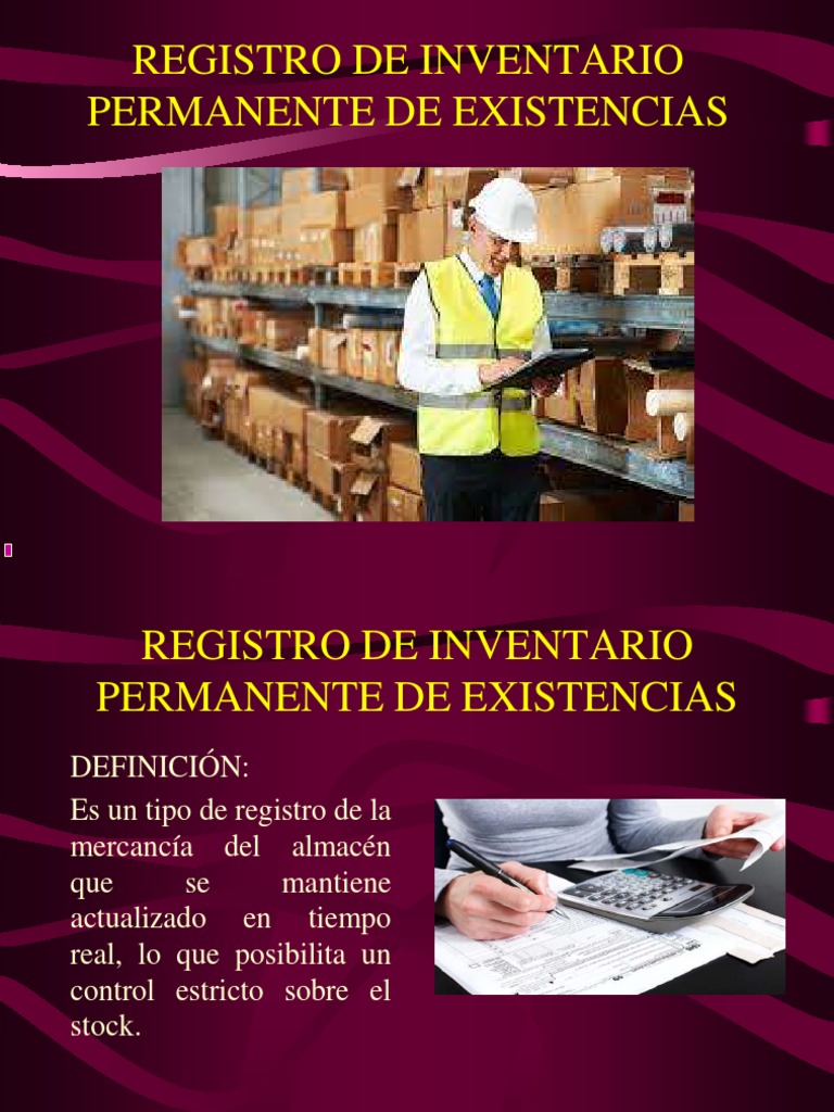 Registro de Inventario Permanente | PDF | Inventario | Impuesto sobre ...