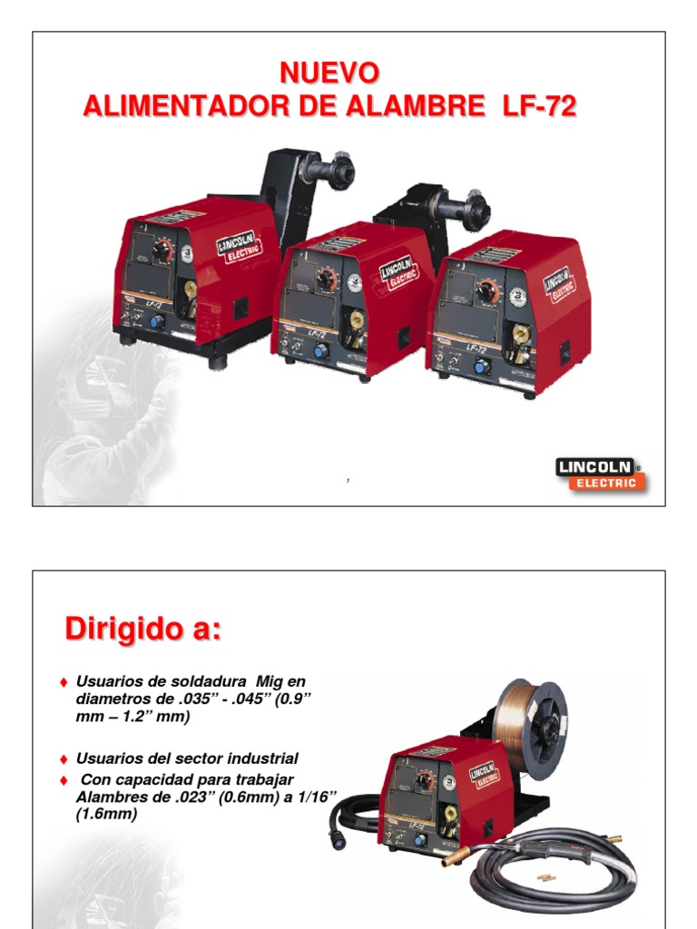 Alimentador de Alambre LF-72 | PDF | Bienes manufacturados