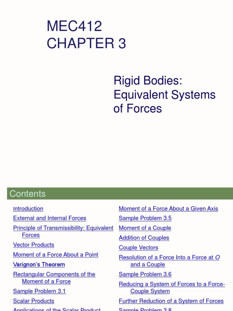 STATIC NOTES Notes 3 | PDF