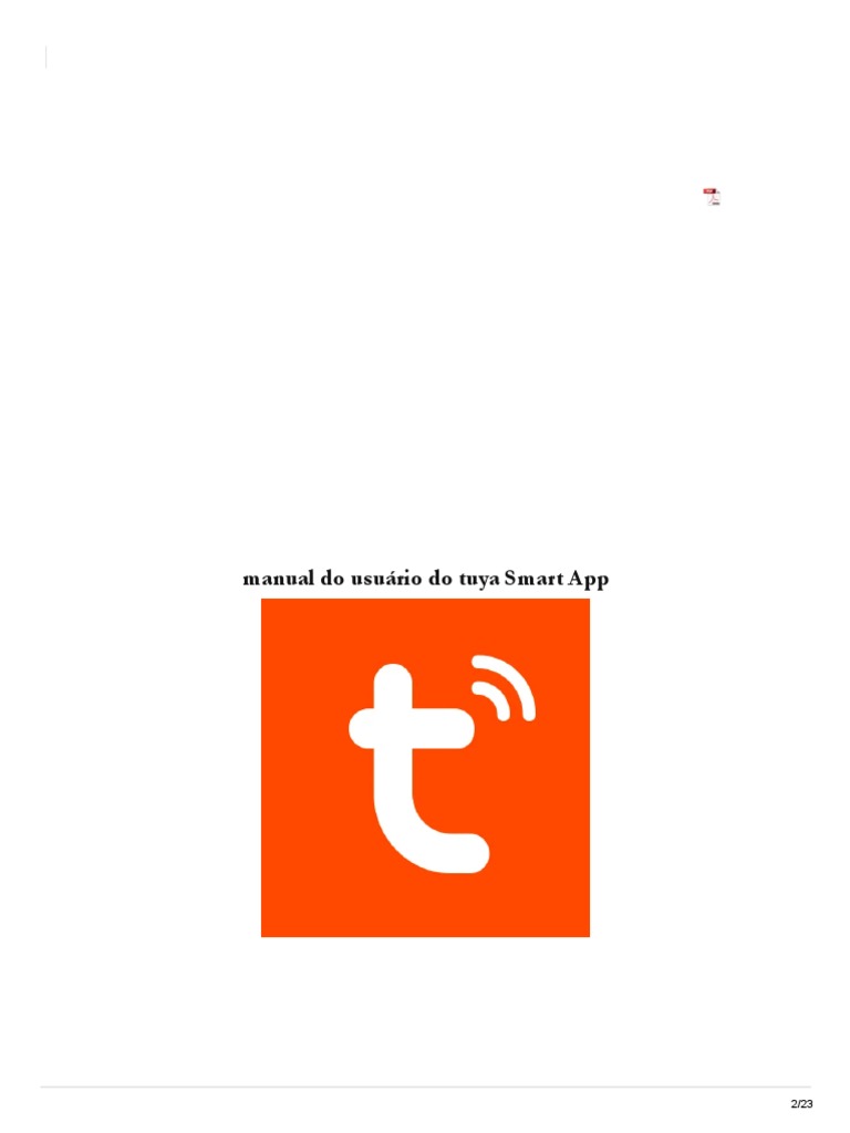 Tuya Smart App Manual Do Usuário | PDF | Wi-Fi | Rede de computadores