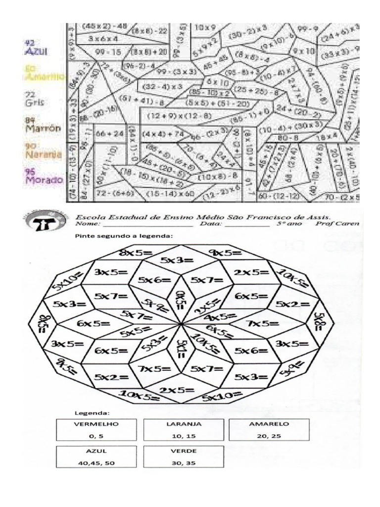 Dibujos Con Operaciones Basicas | PDF