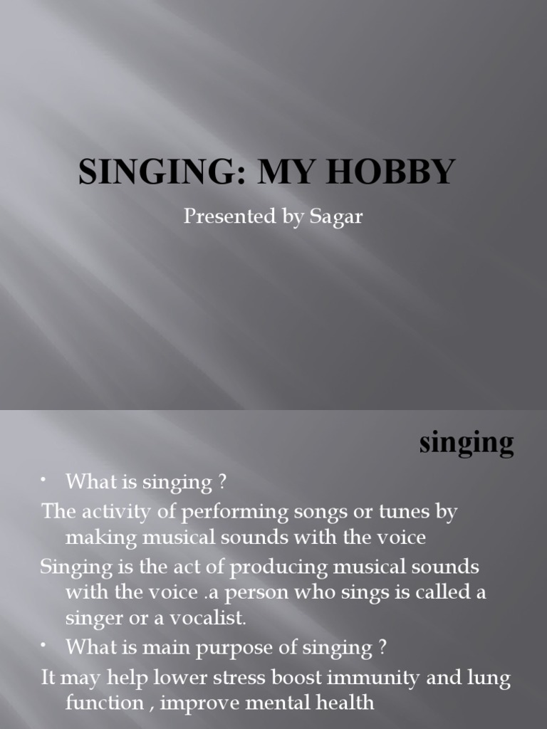 Singing | PDF | Singing | Music Performance