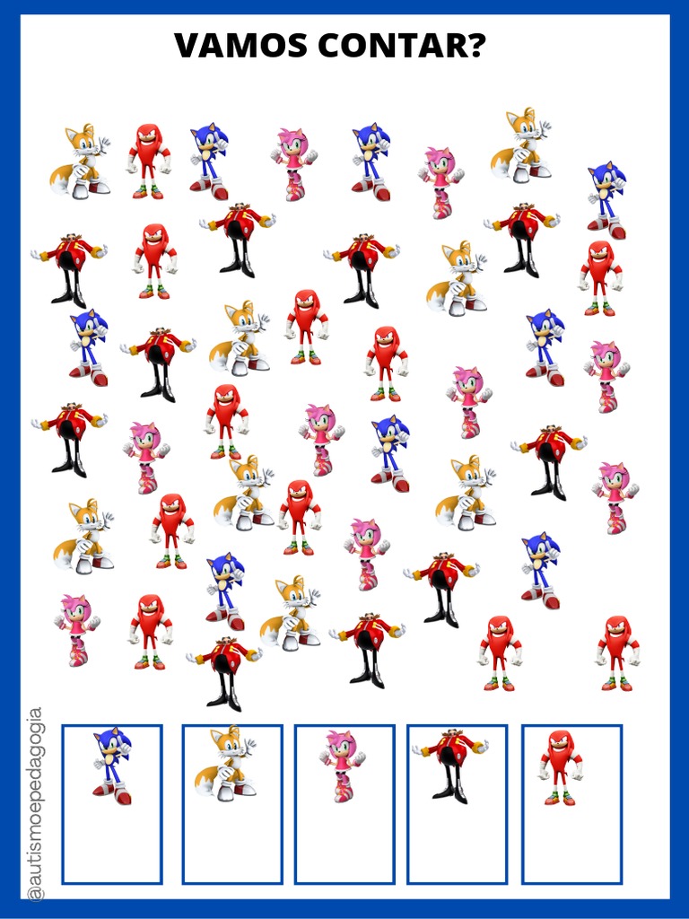 Vamos Contar Sonic | PDF