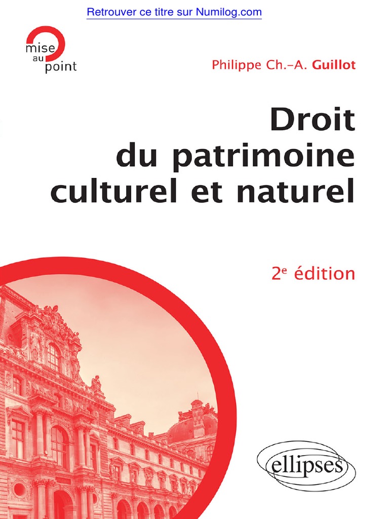 Droit du patrimoine culturel et naturel | PDF | Héritage culturel | UNESCO