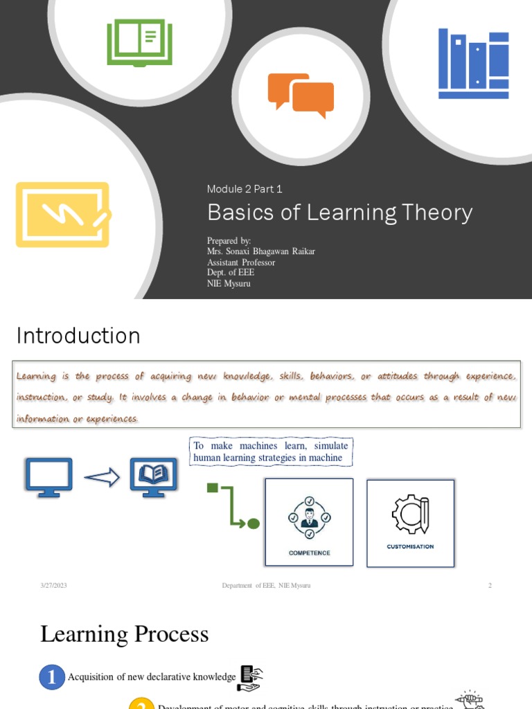Basics of Learning Theory | PDF | Machine Learning | Statistics Basics of Learning Theory | PDF | Machine Learning | Statistics