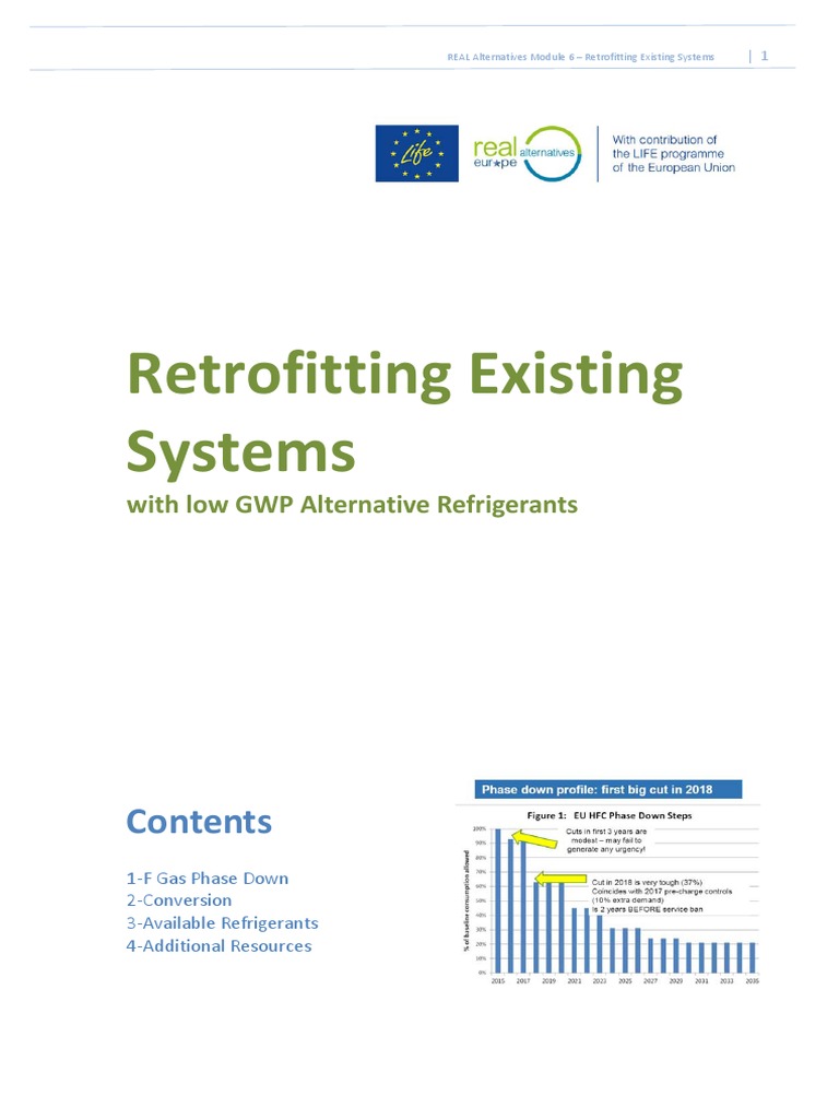 Module6 Retrofitting - 2017 Final | PDF | Engineering Thermodynamics | Gases