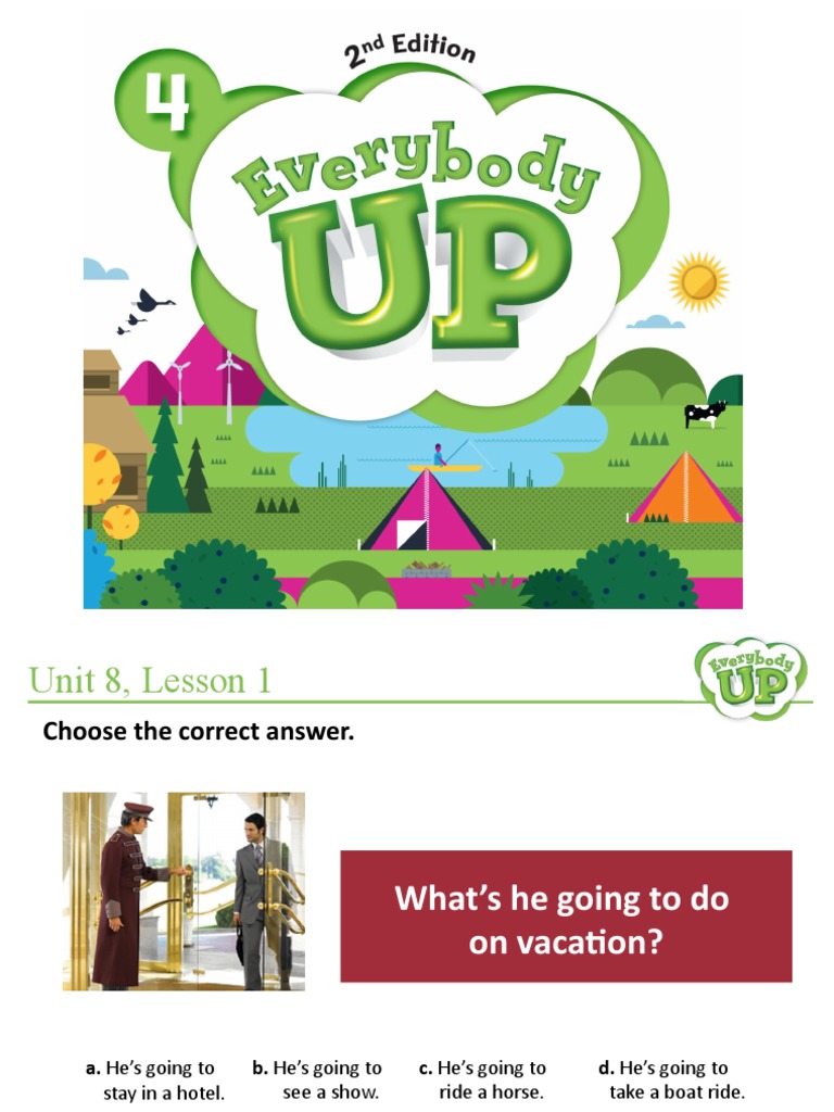 Future Forms Be Going To - Oxford University Press - Eu2e - sb4 - U8l1 | PDF