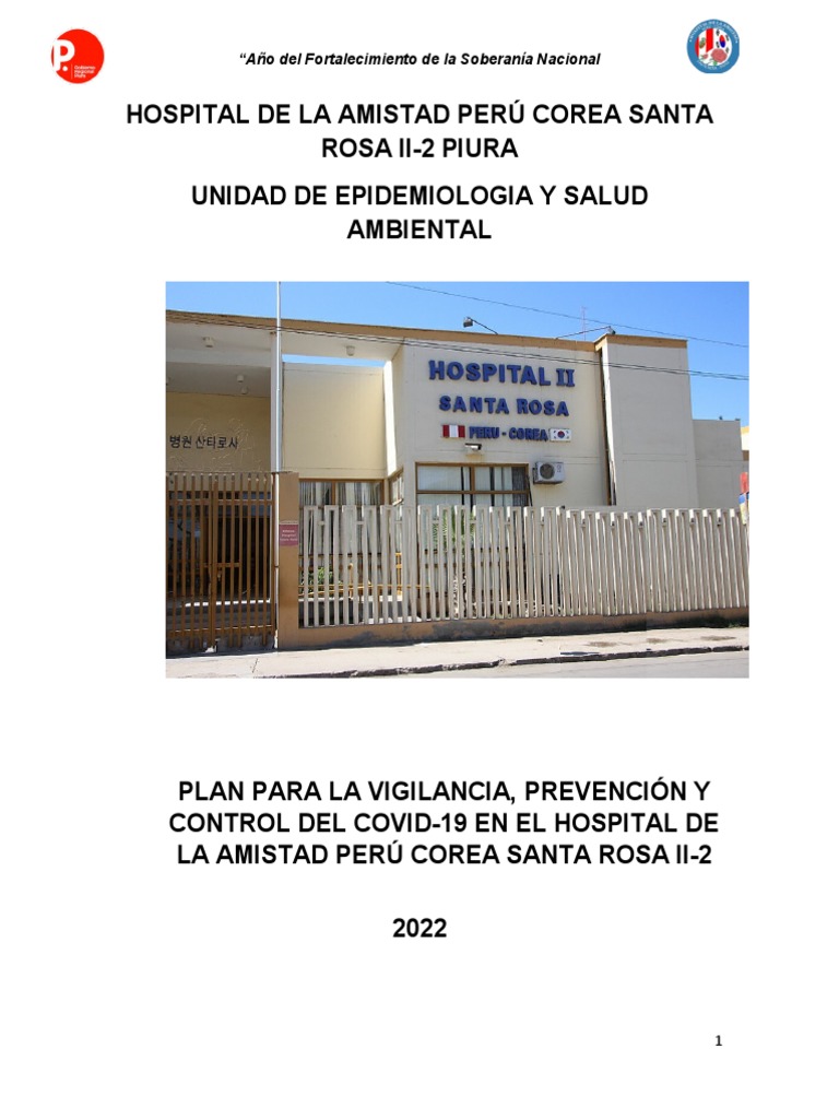 Plan Vigilancia Covid 2022 - Corregido | PDF | Lavado de manos | Hospital