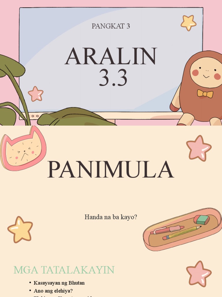 Aralin 3.3 | PDF