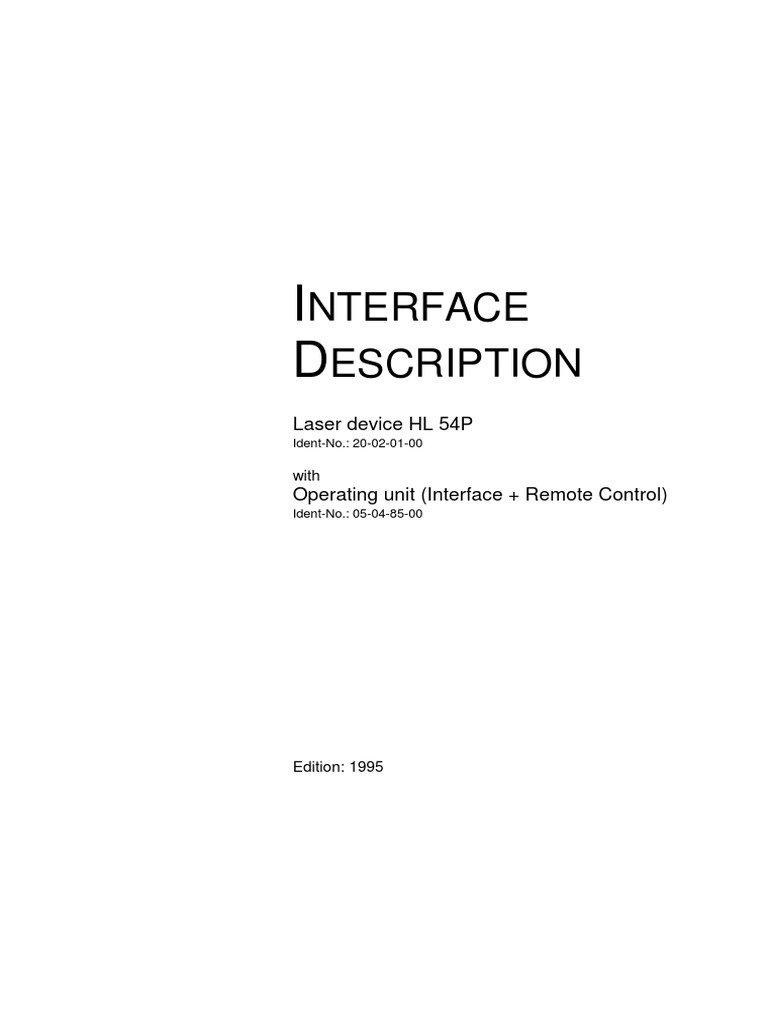 INTERFACE | PDF | Power Supply | Input/Output INTERFACE | PDF | Power Supply | Input/Output
