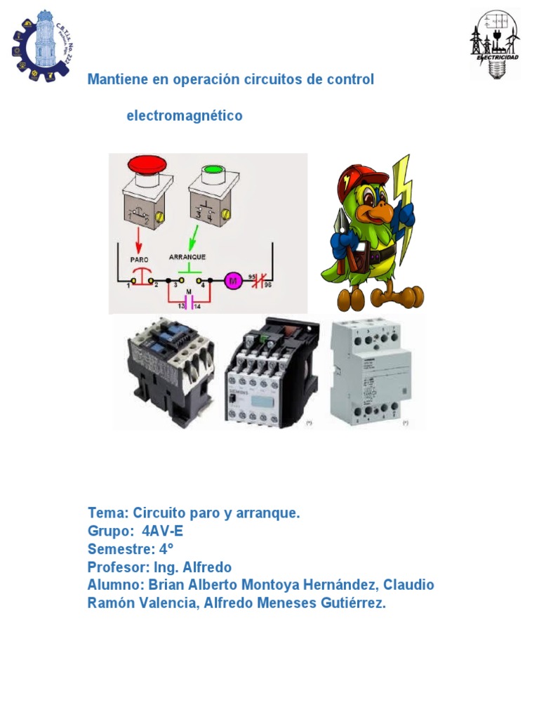Mantiene en Operación Circuitos de Control | PDF | Ciencia y matemáticas