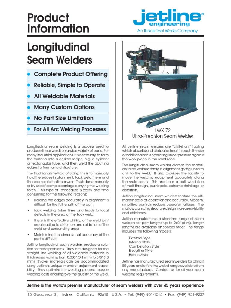 Longitudinal Seam | PDF | Welding | Construction