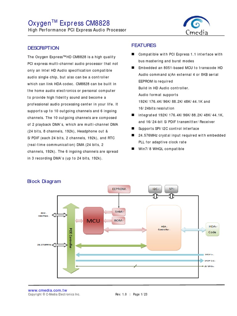 CM8828 | PDF | Microcontroller | Computer Science