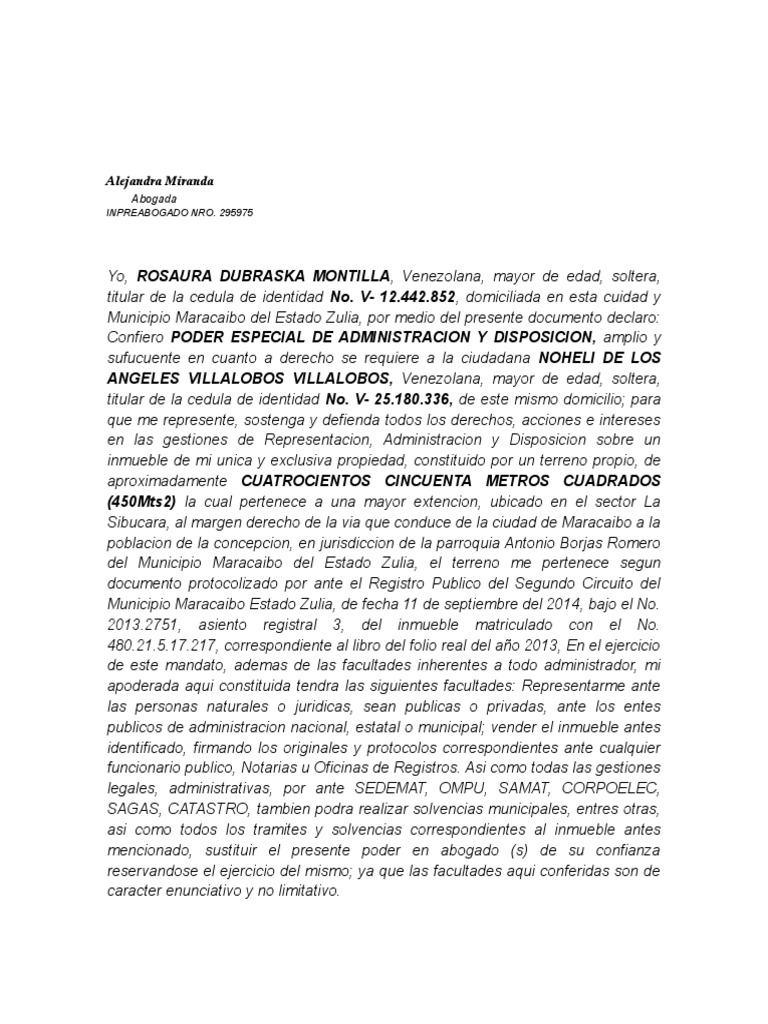 Poder Especial Noheli Villalobos | PDF | Gobierno | Justicia