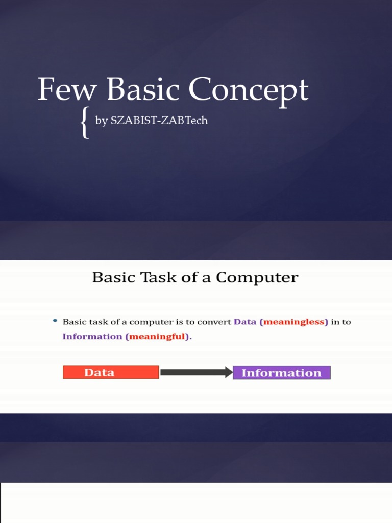 Basic Concepts (2nd Class) | PDF | Computer Program | Programming Basic Concepts (2nd Class) | PDF | Computer Program | Programming