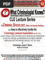 RA11131 Criminology Reviewer | PDF
