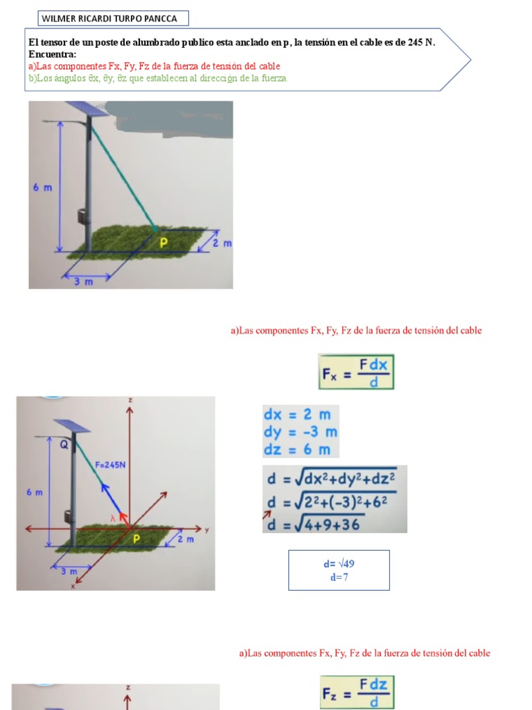 Ejercicio Estatica | PDF