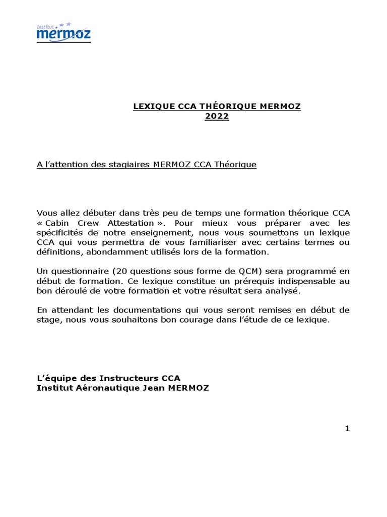 Lexique CCA T 2022 | PDF | Hypothermie | Sang