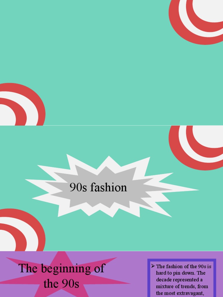 90s Fashion | PDF | Clothing | Fashion