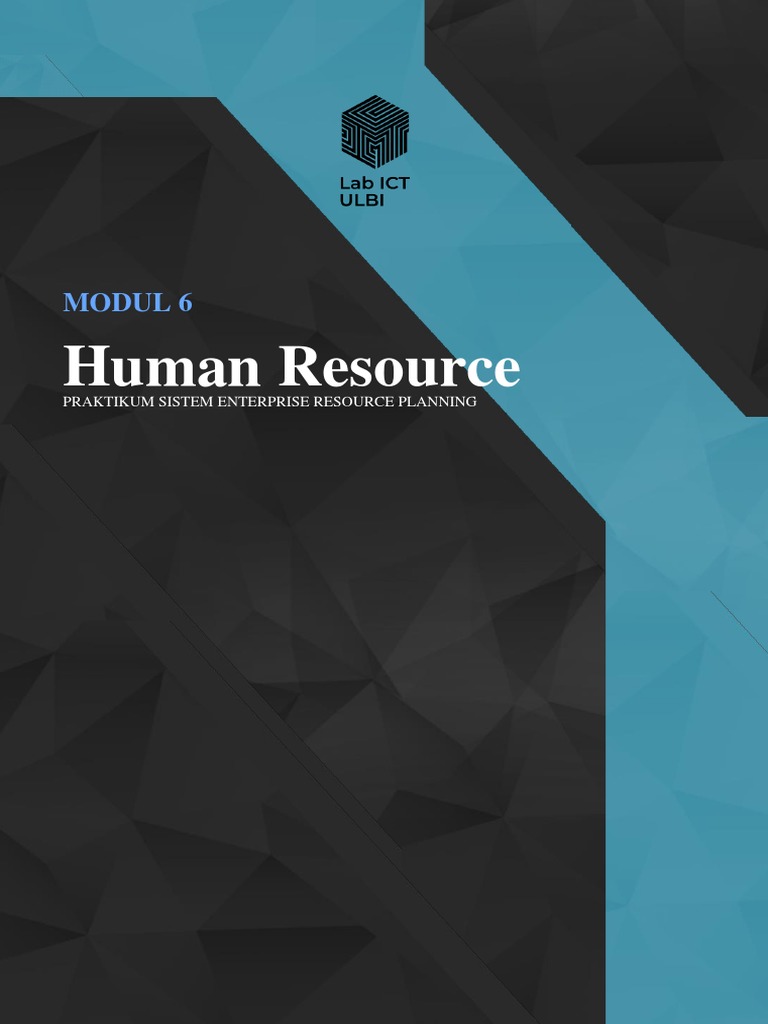 MODUL 6 ERP - Human Resource | PDF