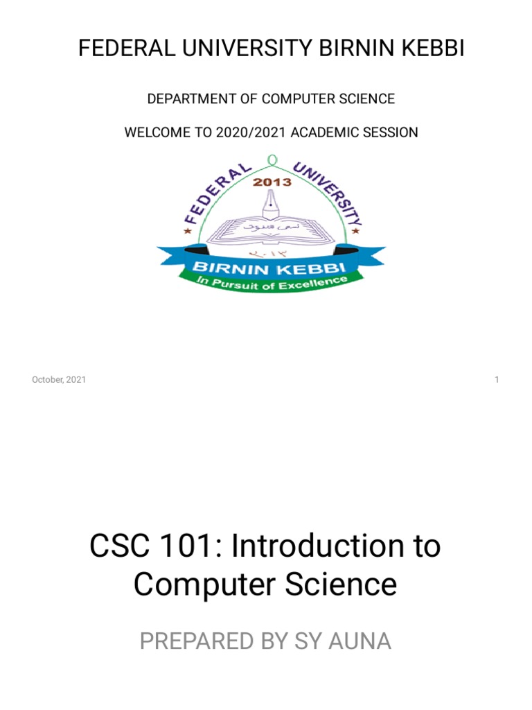 CSC 101 2020 - 2021 Module 1-1 | PDF | Computer Data Storage | Random Access Memory