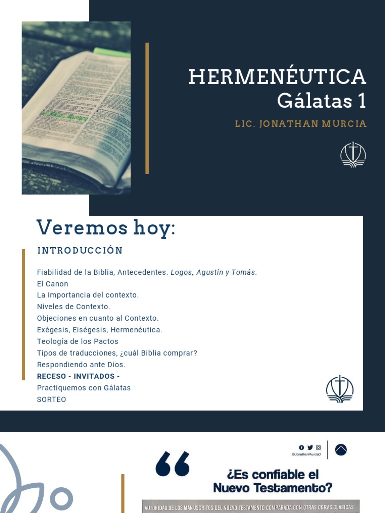 Hermenéutica y Contexto Bíblico | PDF | Pablo el apóstol | Biblia