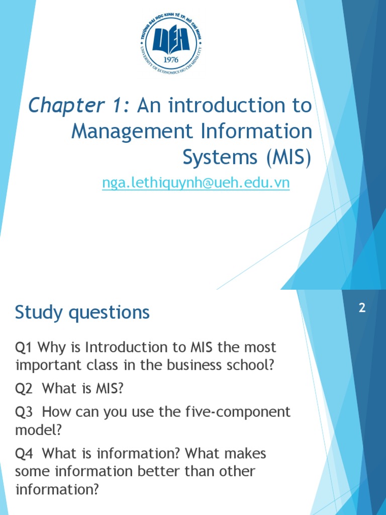 1 - An Introduction To Management Information Systems (MIS) - Version 2 ...