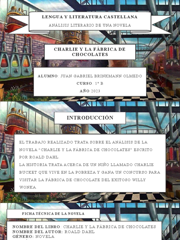 Charlie y La Fábrica de Chocolates | PDF | Elementos de ficción