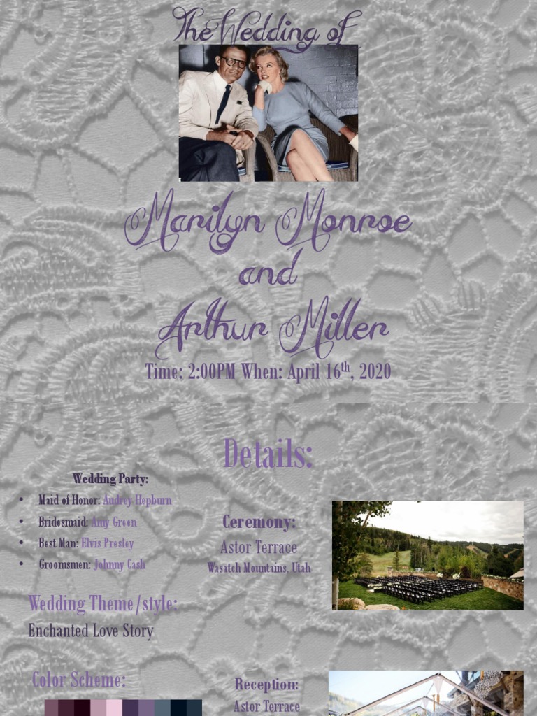 Project - Wedding Project Example | PDF
