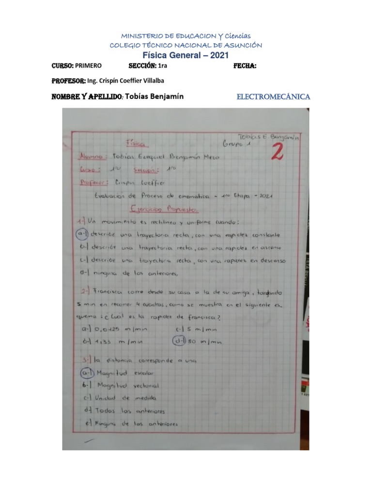 Tobías Benjamín - Examen 1ra Parte - 21-06-21 | PDF | Tecnología