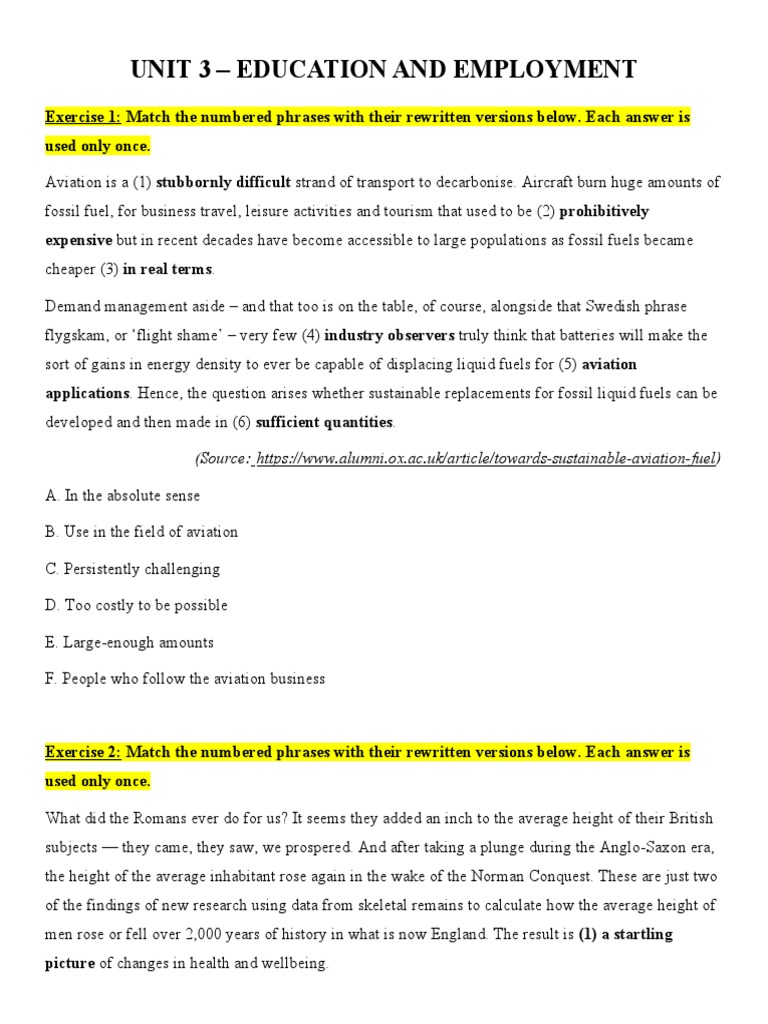 Unit 3 - Reading HW | PDF | Learning Styles | Wisdom
