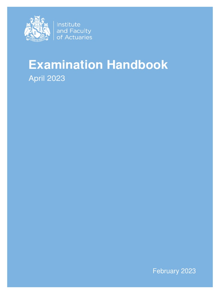 Ifoa Examination Handbook April 2023 | PDF | Microsoft Excel ...